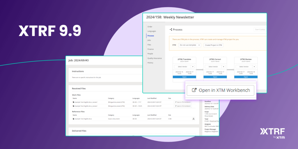 XTRF 9.9: elevating efficiency - XTM International
